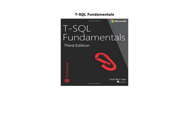 T Sql Fundamentals Pdf 8071