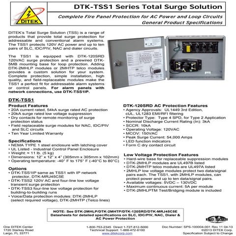 Ditek 2LVLPF Data Sheet | PDF
