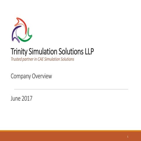 Overview of TSSL - How it Provides Better Solution for CAE Simulation | PPT