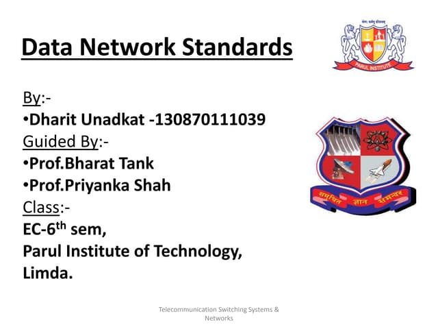 Network_Standards and its types de jure de facto.pptx | Computer ...