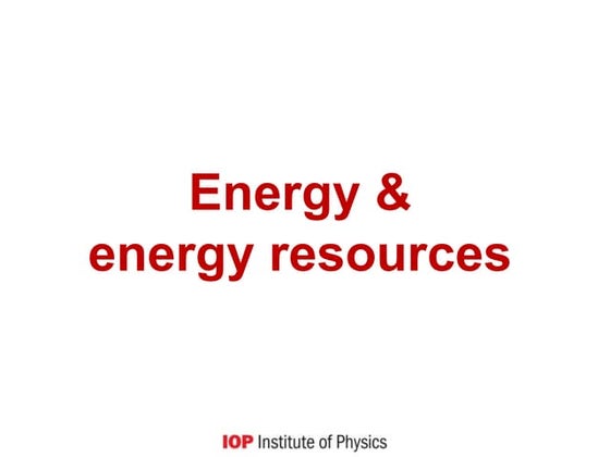 Junior cycle science physics energy. By Theresa Lowry-Lehnen. Science ...