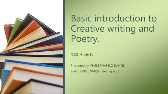 A Poem Is Like A Picture. Creative Writing Through Paintings | PDF