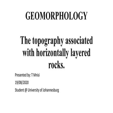 Geomorphology | PPTX
