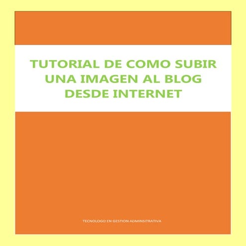 Tutorial 2 como insertar imagen desde internet | PDF