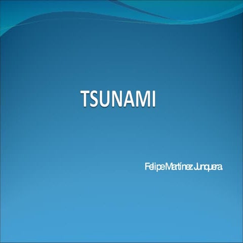 Tsunami | PPT