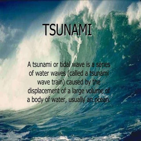 Tsunami Poem