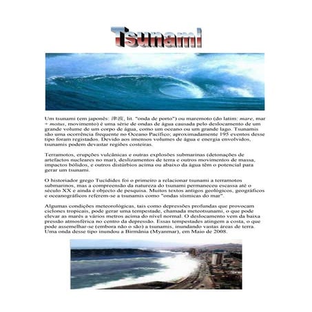 Tsunami | DOCX