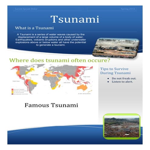 Tsunami | DOCX