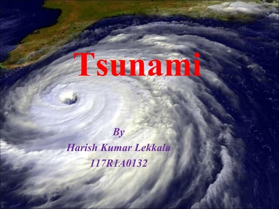 project on Tsunami | PDF