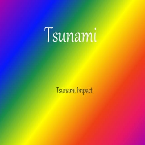 Tsunami fact-sheet | PDF
