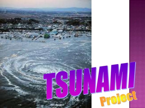 project on Tsunami | PDF