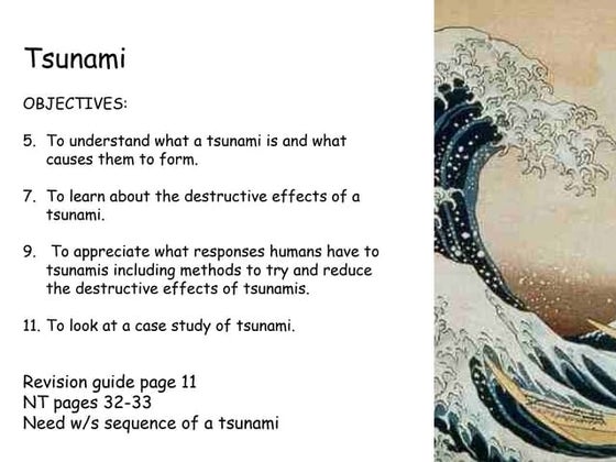Tsunami ppt.pptx | Disasters