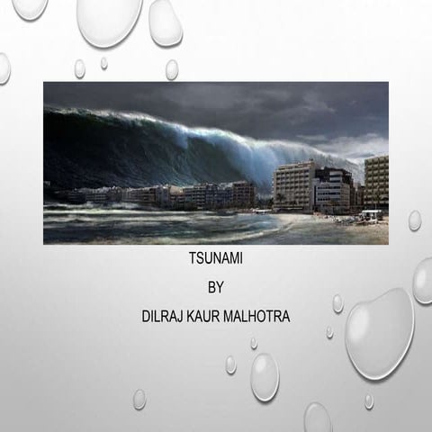 Tsunami presentation | PPTX