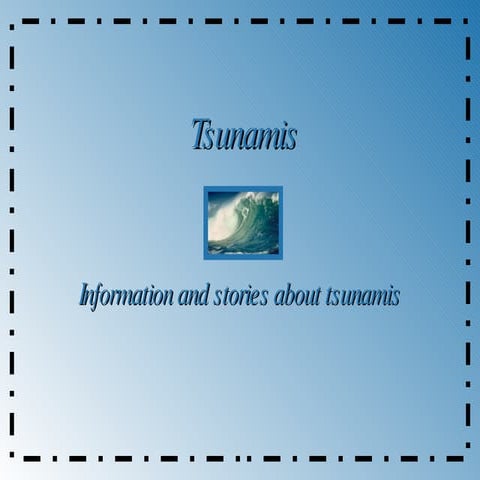 Tsunamis | PPT