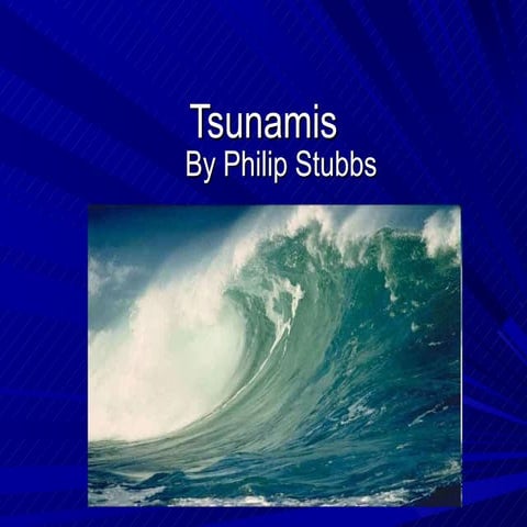 project on Tsunami | DOCX