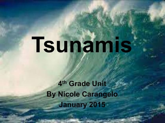 Tsunami ppt.pptx | Disasters
