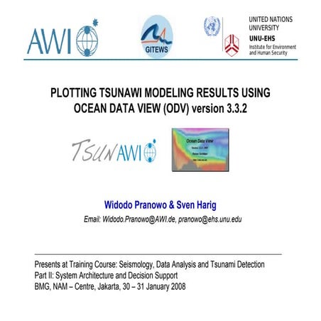Tutorial Ocean Data View dan Panoply | PDF
