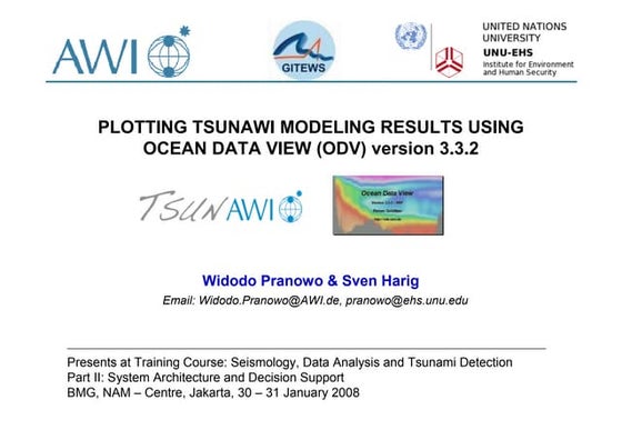 Tutorial Ocean Data View dan Panoply | PDF