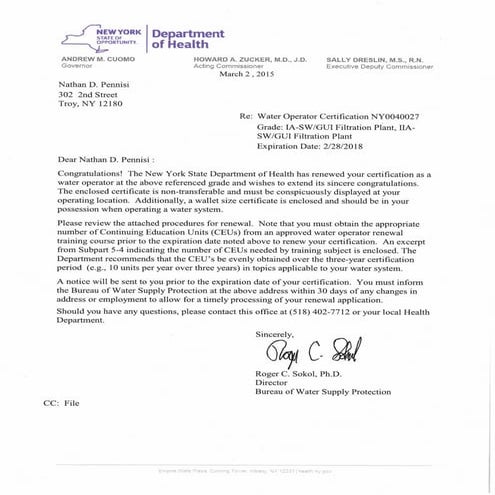 IA Acceptance Letter | PDF