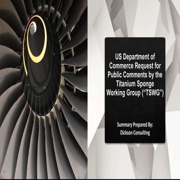 Titanium Sponge | PPTX