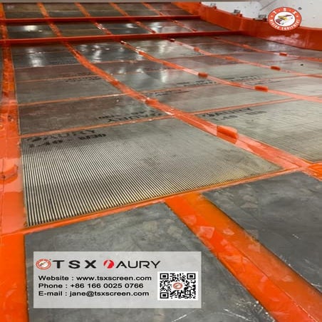 TSX Vibrating Screen Mesh Introduction and Solution | PDF