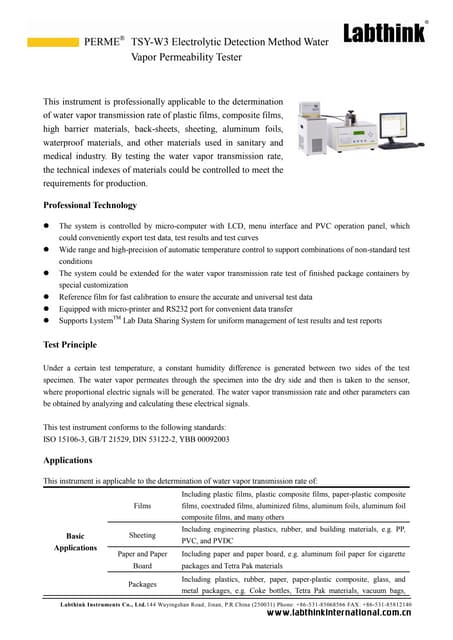 Wvtr and otr | PPTX | Chemistry | Science