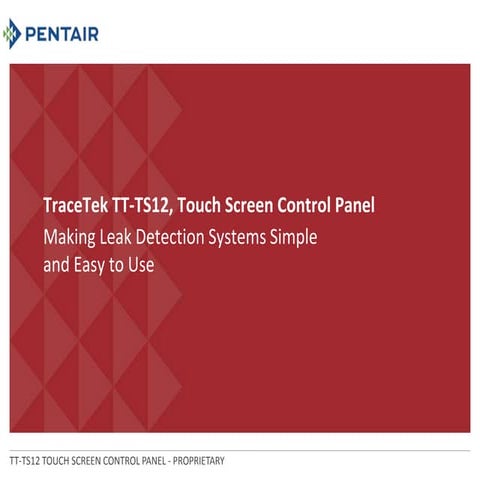 TraceTek TT-TS12 touch screen controller | PPTX