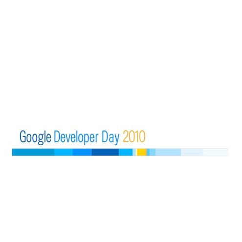 Google Developer Day 2010 Japan: 音声入力 API for Android (アレックス グランスタイン, 小西 祐介) | PDF
