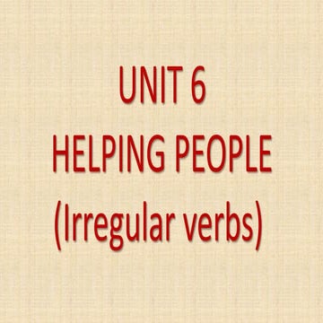 Tt6 unit 6 presentation b | PPT