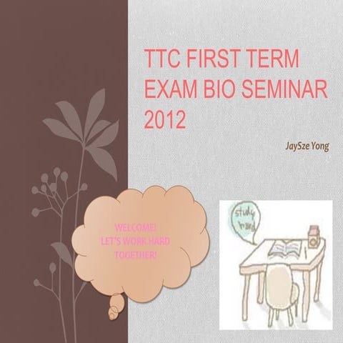 TTC F4 BIO SEMINAR 2012 | PPTX
