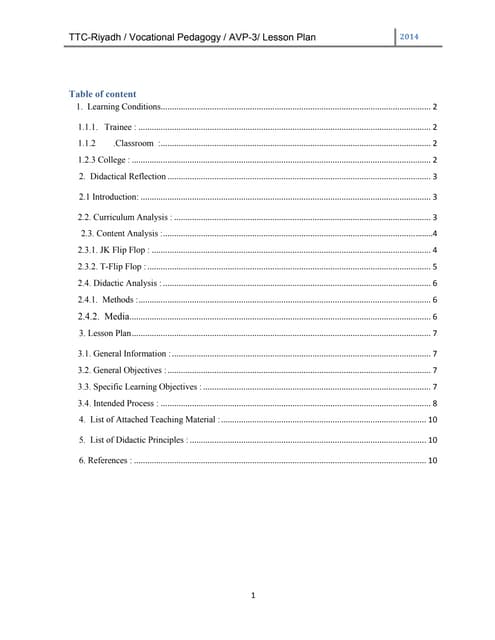 Basic lesson plan نسخه%e2%80%ab%e21%80%ac | PDF