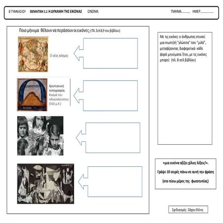 ΘΕΜΑΤΙΚΗ 1.1 Η ΔΥΝΑΜΗ ΤΗΣ ΕΙΚΟΝΑς | DOCX