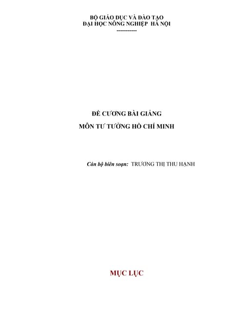 Co so qua trinh hinh thanh va phat trien tu tuong ho chi minh | PPT