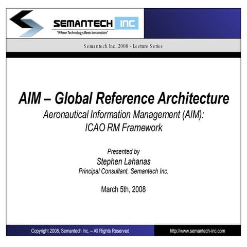 The Global AIM Reference Architecture | PPT