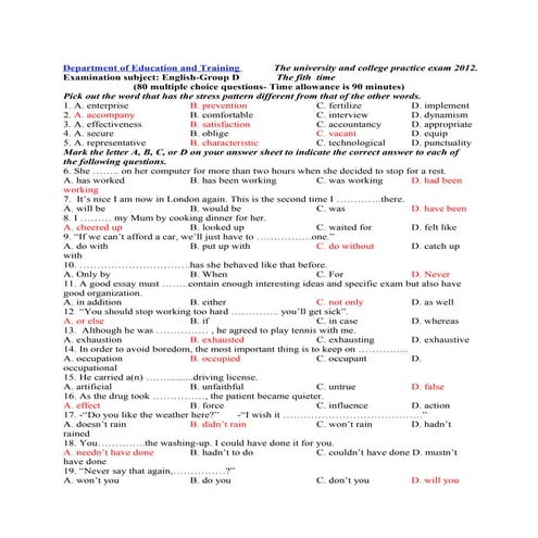 Psychometric success verbal ability comprehension practice test 1 ...