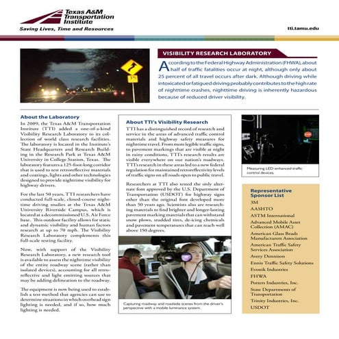 Tti S Visibility Laboratory Pdf