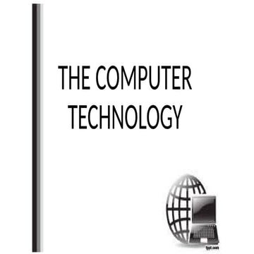 The computer technology, TTL 1 Lesson 3 PowerPoint presentation | PPTX