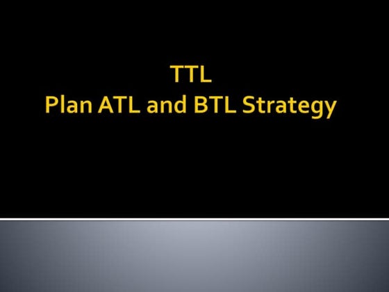 What are ATL and BTL activities? | PDF | Advertising Industry | Industries