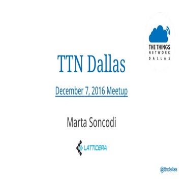 TTN Dallas - 7Dec16 | PPT