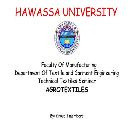 Agrotextiles | PPT