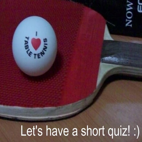Short Table Tennis Quiz | ODP