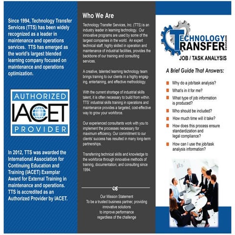 TTS JTA Brochure | PDF