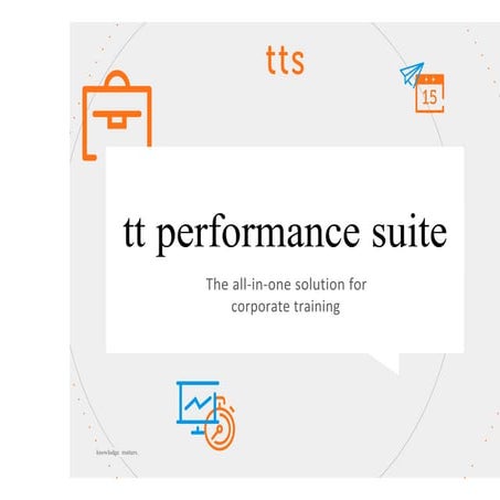 Tts performance suite brochure | PPT