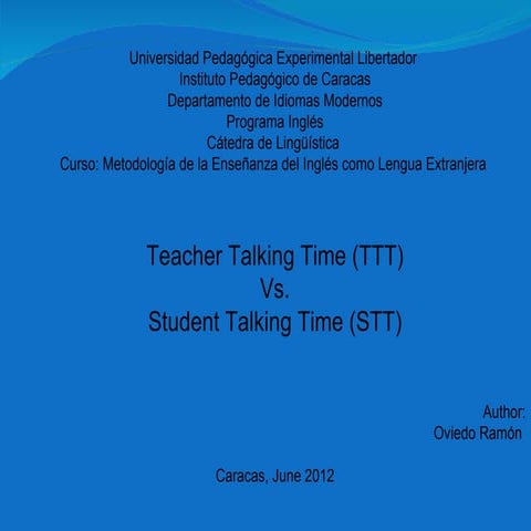 Ttt vs stt | PPT