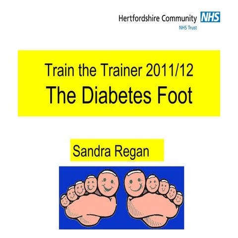 Training the trainers - management of the diabetic foot | PPT