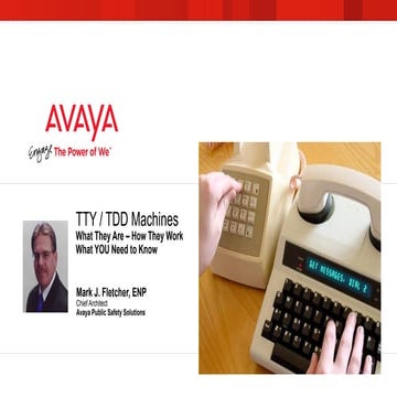 TTY 911 for Cool Kids of 911 Training | PDF