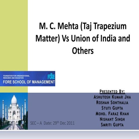 Taj Trapezium | PPTX