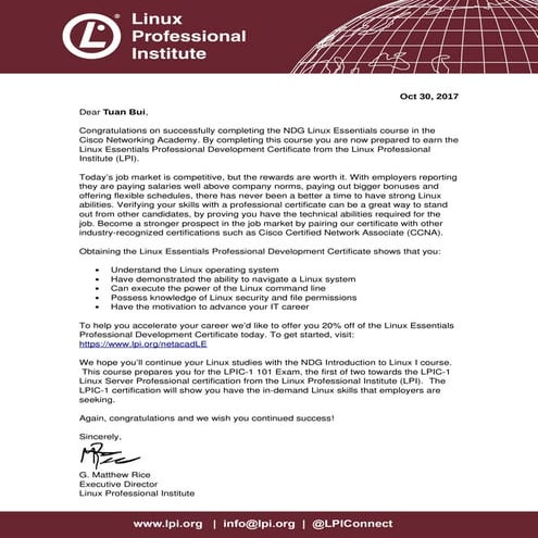 Linux Essentials Certificate Pdf Operating Systems Computer Software And Applications