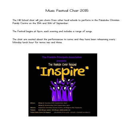 Choir website report | PDF | Music | Entertainment