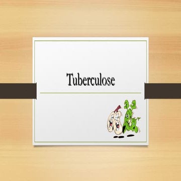 Aula tuberculose | PPT